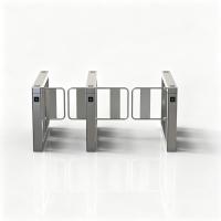 China Luxury Square Swing Turnstile Gate Anti Tailgating for Business Centers for sale