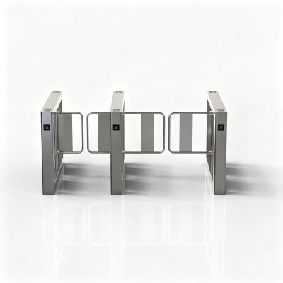 China Luxury Square Swing Turnstile Gate Anti Tailgating for Business Centers for sale