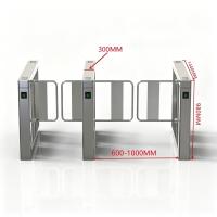 China Luxury Square Swing Turnstile Gate Anti Tailgating for Business Centers for sale