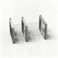 China Curved Swing Gate Access Control Turnstile Gate  For Corporate Entrances for sale