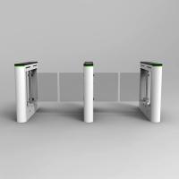 China Curved Swing Turnstile Gate 1.2mm Thickness For Corporate Access Control for sale