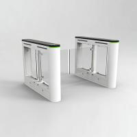 China Curved Swing Turnstile Gate 1.2mm Thickness For Corporate Access Control for sale