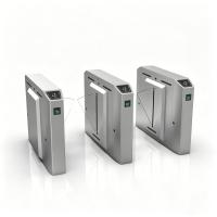 China High End Octagonal Flap Barrier Gate , Fast Passing Flap Barrier Turnstile for sale