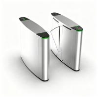 China Retractable Flap Barrier Gate Anti Tailgating For Secure Entry Control for sale