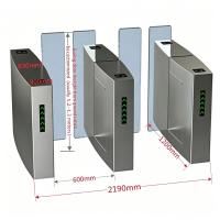 China Sliding Flap Barrier Gate Entrance Anti Climbing For Corporate Lobbies for sale