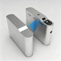 China Smart Recognition Automatic Flap Barrier Gate For Scenic Area Entry Management for sale