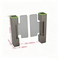 China 1.0mm Thickness Swing Arm Barrier , 304 Stainless Steel Turnstile Gate for sale