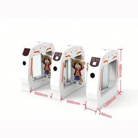 China Automatic Swing Barrier Gate Anti Pinch Emergency Open For Amusement Park for sale