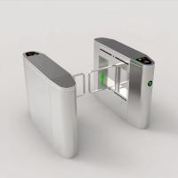 China Tourist Entrances Swing Barrier Gate Turnstile 1.5mm Thickness With RFID Ticket Checking for sale