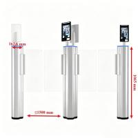 China Stainless Steel Speed Gate Turnstile For Hotel / Commercial Entrance for sale