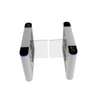 China Brushed Stainless Steel Swing Turnstile Gate Customized For Hotel Lobbies for sale