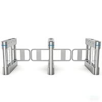 China Commercial Buildings Compact Swing Turnstile With RFID Access Control for sale