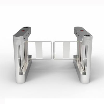 China Small Swing Gate Turnstile , RFID Access Control Turnstile Gate For Commercial Entrances for sale