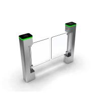 China Stainless Steel Swing Barrier Turnstile Gate With Face Recognition for sale