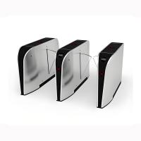 China Anti Tailgating Single Lane Flap Barrier Turnstile , Automatic Turnstile Gate Manufacturers for sale