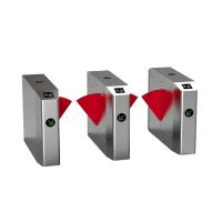 China Stainless Steel Flap Barrier Gate Fast Opening For Metro Stations for sale