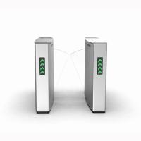 China Secure Entry Automatic Systems Turnstile Anti Tailgating Flap Turnstile Gate With Card Reader for sale