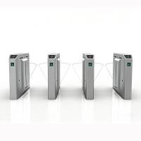 China High End Octagonal Flap Barrier Gate , Fast Passing Flap Barrier Turnstile for sale