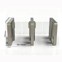China Square Optical Barrier Turnstiles Anti Tailgating With Rs485/TCP/IP Communication for sale