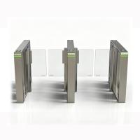 China Square Optical Barrier Turnstiles Anti Tailgating With Rs485/TCP/IP Communication for sale