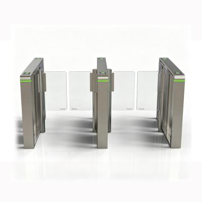 China Square Optical Barrier Turnstiles Anti Tailgating With Rs485/TCP/IP Communication for sale
