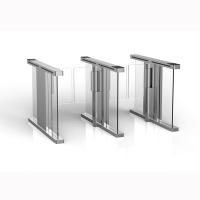 China Fastlane Speed Gates 1.2mm Thick Anti Pinch Emergency Release With 0.5s Opening for sale