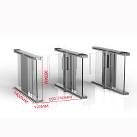China Fastlane Speed Gates 1.2mm Thick Anti Pinch Emergency Release With 0.5s Opening for sale