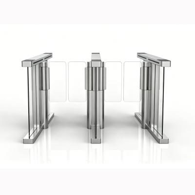 China Fastlane Speed Gates 1.2mm Thick Anti Pinch Emergency Release With 0.5s Opening for sale