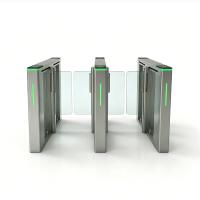 China Anti Pinch Optical Barrier Turnstiles SUS304 Fast Lane Turnstiles For Office Buildings for sale