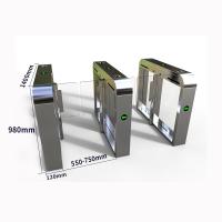 China Access Control Speed Gates Anti Pinch Speedlane Swing Turnstile Gate for sale