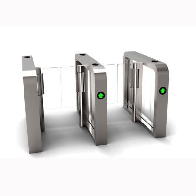 China Access Control Speed Gates Anti Pinch Speedlane Swing Turnstile Gate for sale