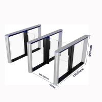 China Aluminum Alloy Pedestrian Speed Gate Turnstile For Office Fast Access Control for sale