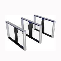 China Aluminum Alloy Pedestrian Speed Gate Turnstile For Office Fast Access Control for sale