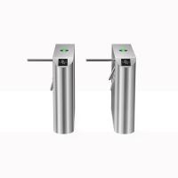 China Tripod Barrier Gate Arc Design Stainless Steel Anti Tailgating Security Access System for sale