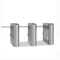 China Tripod Barrier Gate Arc Design Stainless Steel Anti Tailgating Security Access System for sale