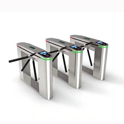 China Anti Tailgating Tripod Turnstile Access Control System Security Gates Visitor Pedestrian Management for sale