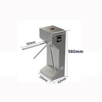 China Vertical Tripod Turnstile RFID Access Control Metro Station Pedestrian Solution for sale