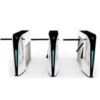 China Elegant Tripod Turnstile Gate Entrance QR Code Access Control Exhibition Hall Pedestrian System for sale