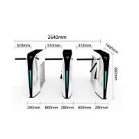 China Elegant Tripod Turnstile Gate Entrance QR Code Access Control Exhibition Hall Pedestrian System for sale