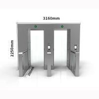 China SUS304 High Security Turnstile Full Height Pedestrian Turnstiles With Emergency Unlock for sale