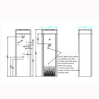 China Vehicle Boom Barrier Gate IP54 IP65 Waterproof For Shopping Mall Parking for sale