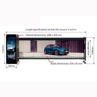 China Parking Lot Barrier Arm Gate , Heavy Duty Boom Gate Remote Control for sale
