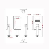 China Biometric Face Recognition Access Control System IP55 With RFID Card Reader QR Code for sale