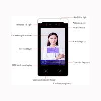 China Biometric Face Recognition Access Control System IP55 With RFID Card Reader QR Code for sale