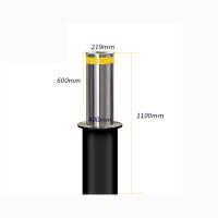 China 304 Stainless Steel Automatic Rising Bollards 600mm Height For Government Buildings for sale