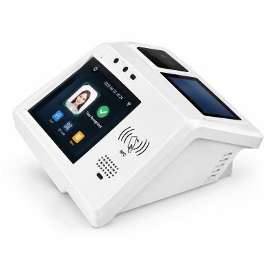 China Desktop Android Face Recognition & RFID Card Payment Terminal for sale