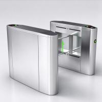 China Swing Turnstile 1.5mm Stainless Steel RFID Ticket Checking Access Gate for Metro Station Entrances for sale