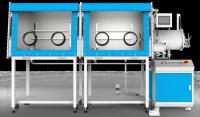 China Single-Sided Double-Joined VGB-6-Ⅱ Inert Gas Circulation Glove Box Laboratory Vacuum Glovebox Super Cleaning Purificaiton Glove Box Battery Fabrication Equipment Lab Stainless Steel Vacuum Glove box for sale