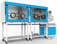 China Double-Station Inert Gas Glove Box Ensures Water Oxygen Content ≤0.1ppm And Leakage Rate ≤ 0.001%Vol /H for sale