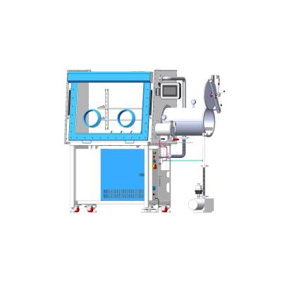 China Oil-free Vacuum Pump Inert Gas Glove Box with 1200mm X 800mm X 900mm Size for sale